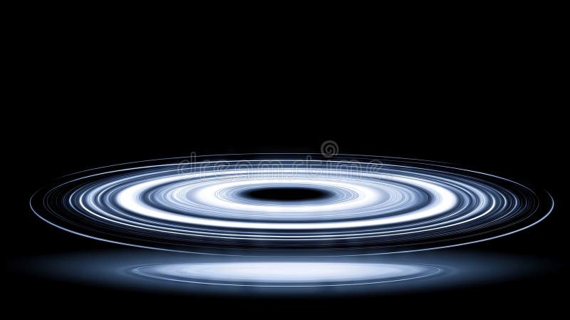 Abstract Light Trails Dance through Dark Space in this Artistic Example ...