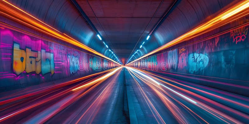 Abstract Light Tunnel Colorful Backgrounds and Textures Stock ...