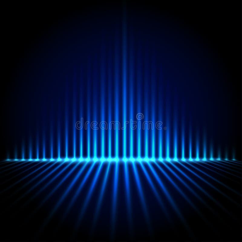 Background Blue Illuminated Pyramid Stock Illustrations – 70 Background ...