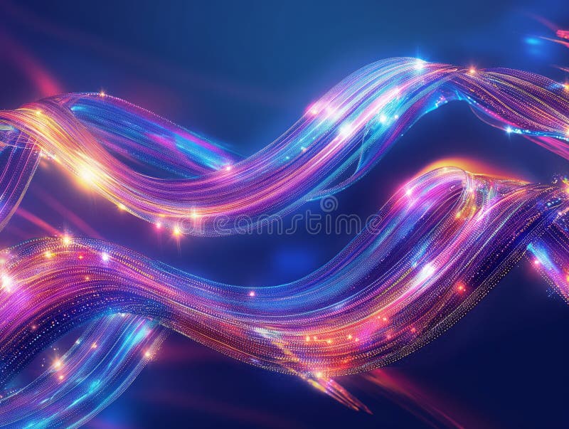 Abstract Light Wave Background Stock Photo - Image of modern, bright ...