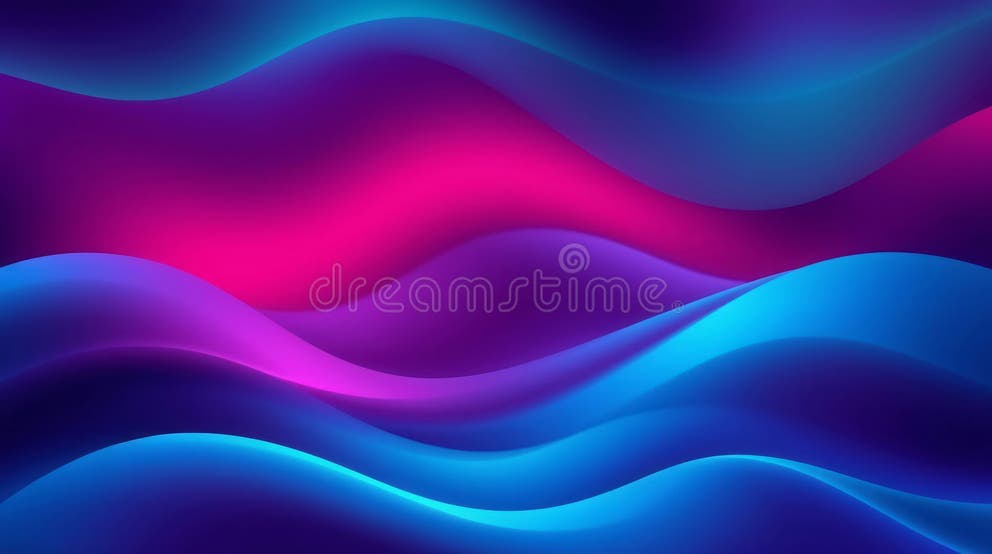 Abstract Light Wave Motion Gradient Blue, Purple and Red Modern ...