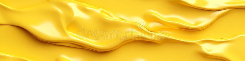 Abstract Light Yellow Background, Wave Pattern in 3D with Monochromatic ...