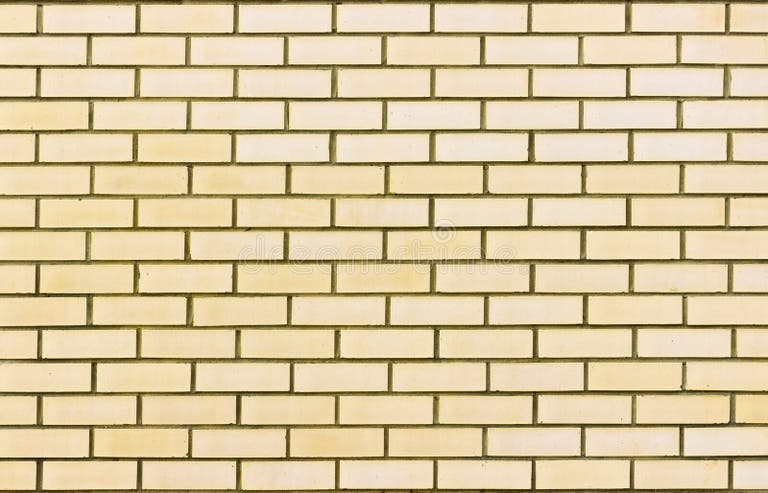 Abstract of a Light Yellow Brick Wall Background Stock Photo - Image of ...