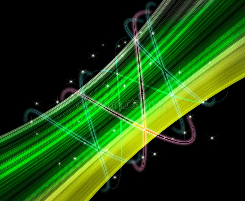 Abstract Lighting Effect Background Stock Illustration - Illustration ...