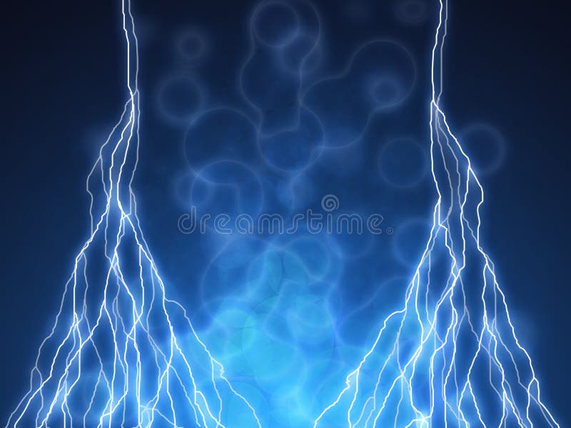 Abstract lightning stock illustration. Illustration of night - 13352796