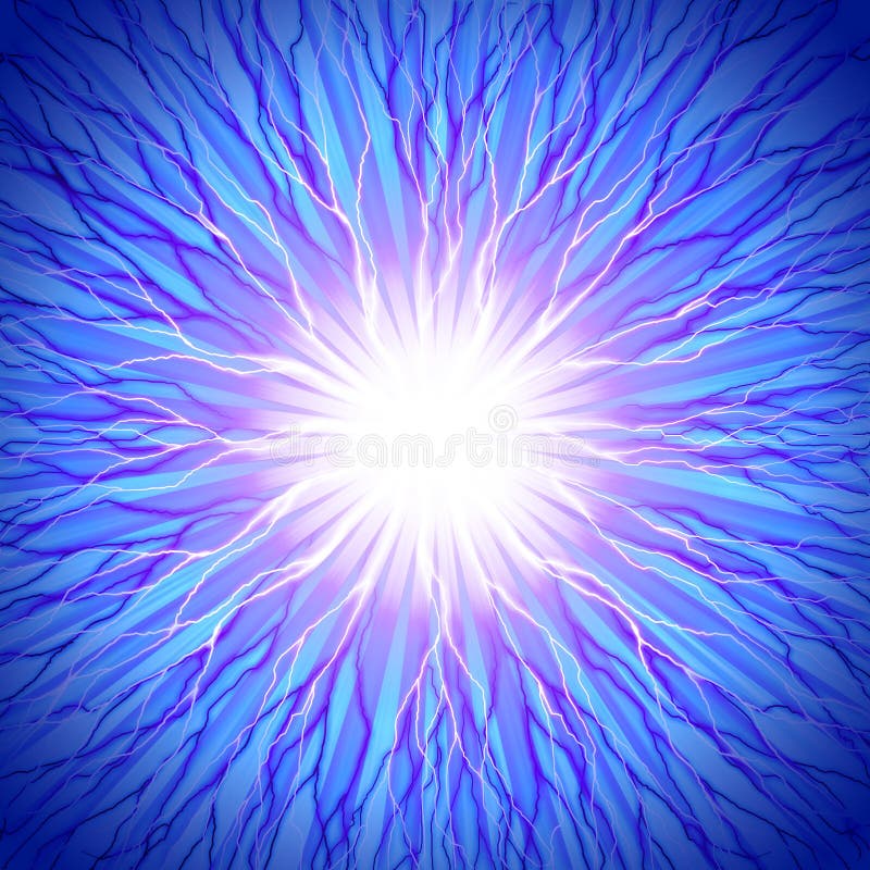 Abstract lightning stock illustration. Illustration of night - 13352796