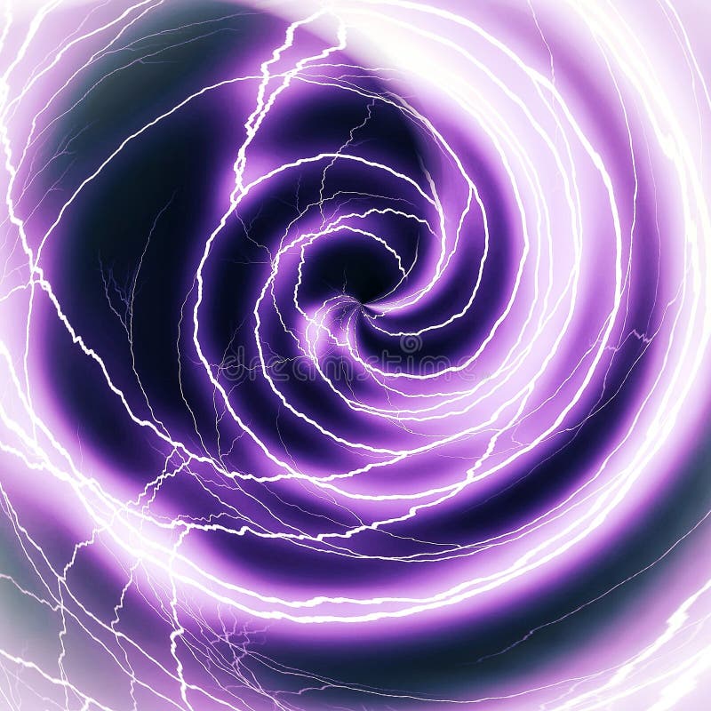 Abstract Lightning Bolt Lighting Up the Darkness in a Storm Concept ...