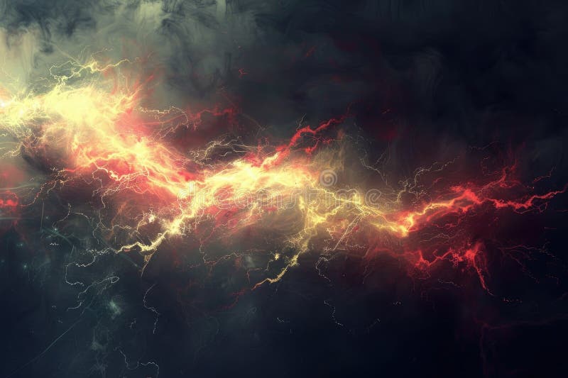 Abstract Lightning, Abstract Electrical Background Fractal Lightning ...