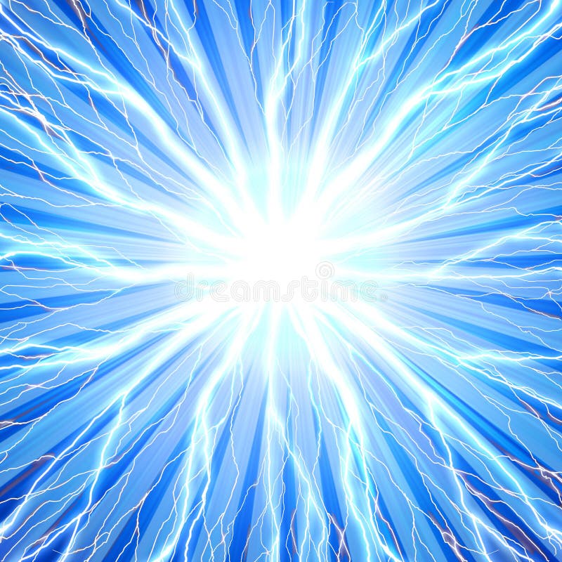 Abstract lightning stock illustration. Illustration of night - 13352796