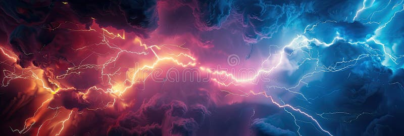 Abstract Lightning, Abstract Electrical Background Fractal Lightning ...