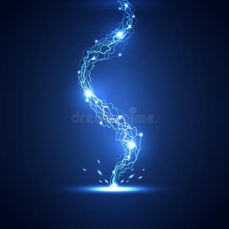 Abstract Lightning Technology Background, Vector Illustration Stock ...