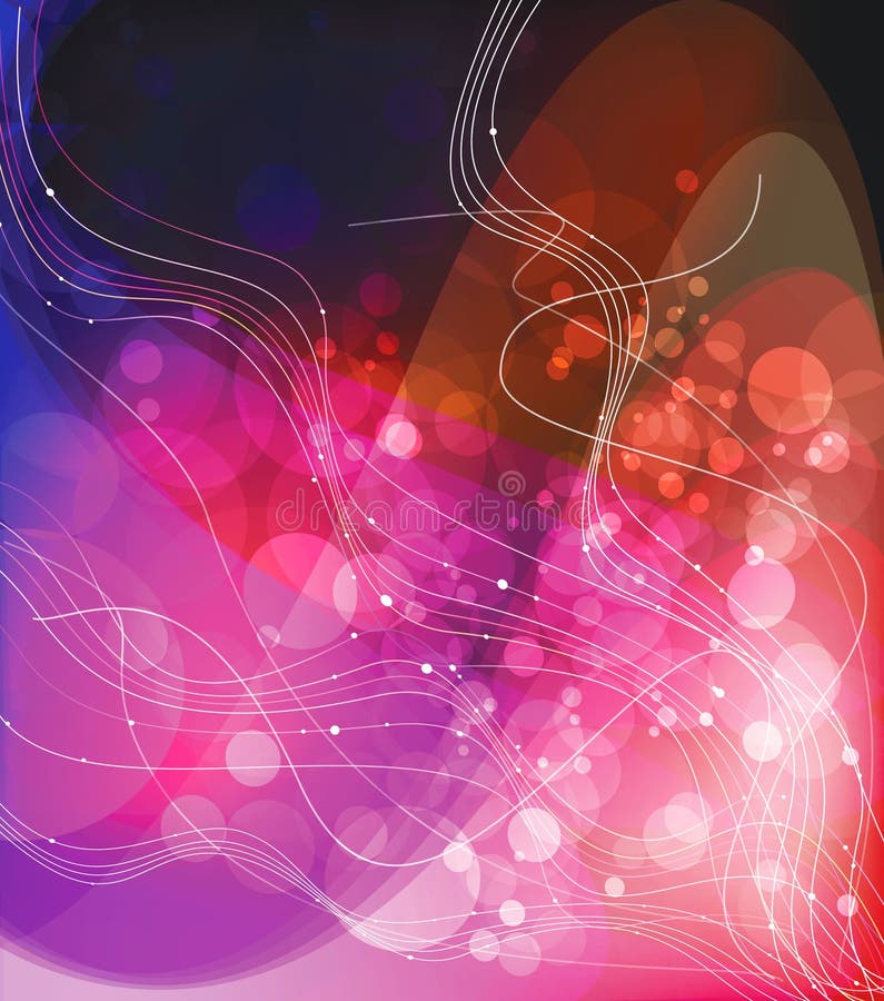 Abstract lights stock vector. Illustration of glow, blue - 13113604