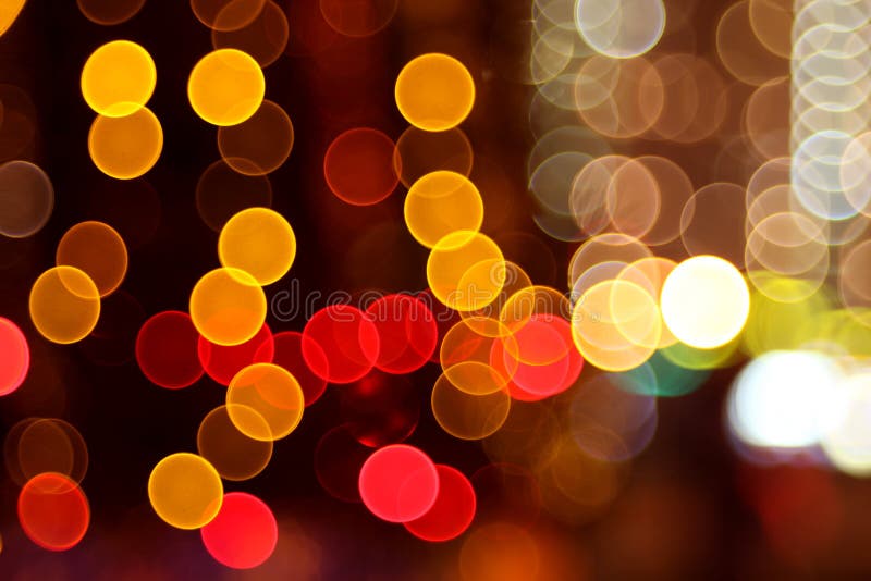 Abstract Lights, Flash Circle, Night City Stock Photo - Image of ...