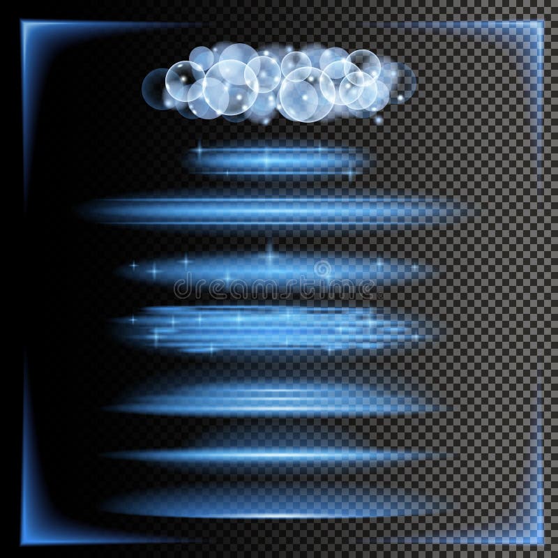 Abstract Lights Lines and Frames Stock Vector - Illustration of ...