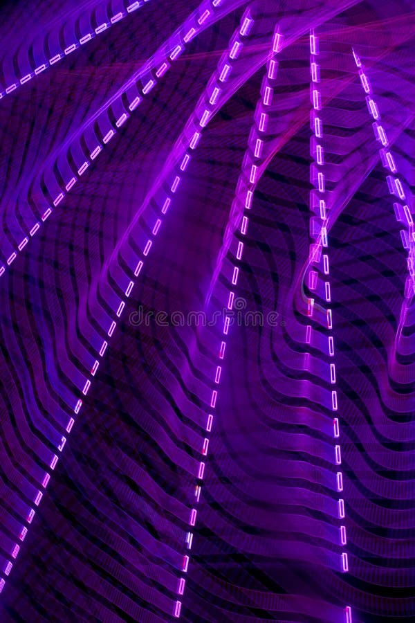 Purple Lights in Motion stock photo. Image of spin, horizontal - 133142972