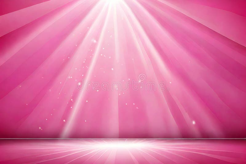 Abstract Lights Pink Background with Rays. Flash Light Stock ...