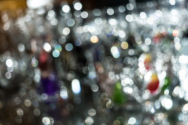 Abstract Lights. Unfocused Light Background. Blured Night Light Bokeh ...