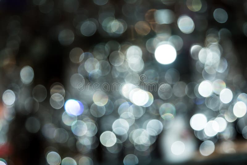 Abstract Lights. Unfocused Light Background. Blured Night Light Bokeh ...