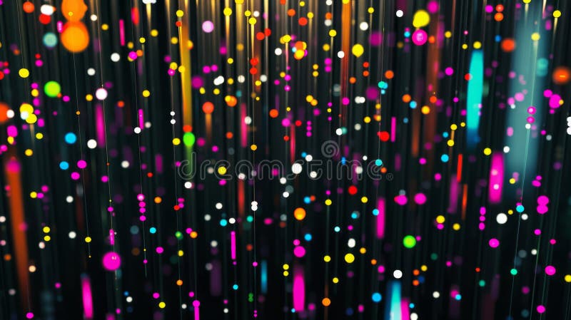 Abstract Lights in Vivid Colors Create a Lively, Colorful Atmosphere ...