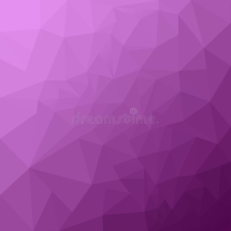 Abstract Lilac Geometric Background. Polygon Background. Low Poly Background. Stock Illustration ...