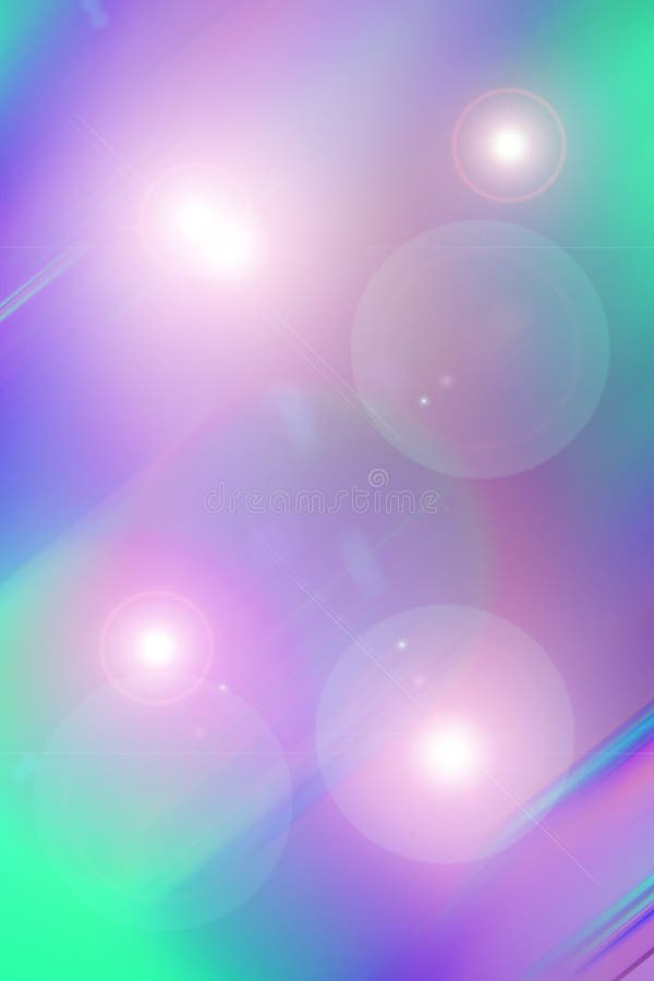 Abstract Lilac Green Background with Len Flare Effect, Gradient. Stock ...