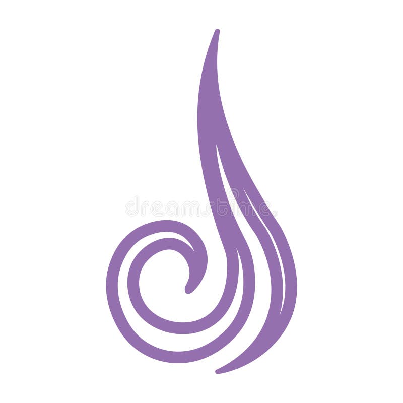 Abstract Line Air Symbol stock vector. Illustration of wind - 102235928