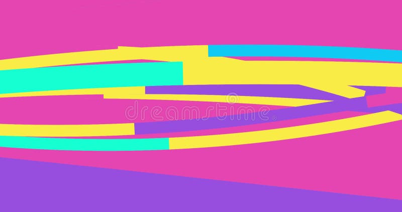 Abstract Line Animation. Geometric Shapes Loop Line Motion Pattern or ...