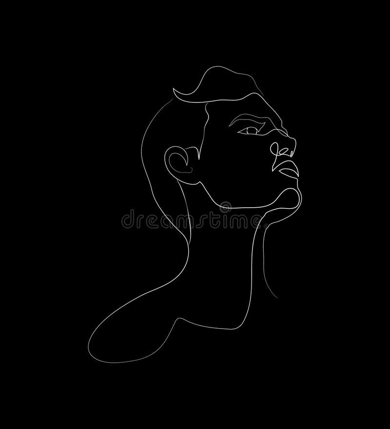 Abstract Line Art Background Vector Illustration Stock Vector