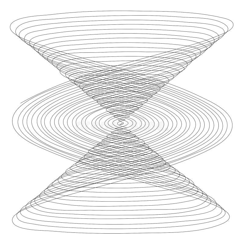 Abstract Line Art Drawing Element Stock Vector - Illustration of ...