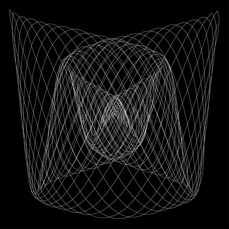 Abstract Line Art Drawing Element Stock Vector - Illustration of ...