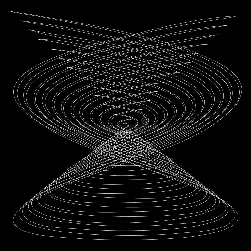 Abstract Line Art Drawing Element Stock Vector - Illustration of ...