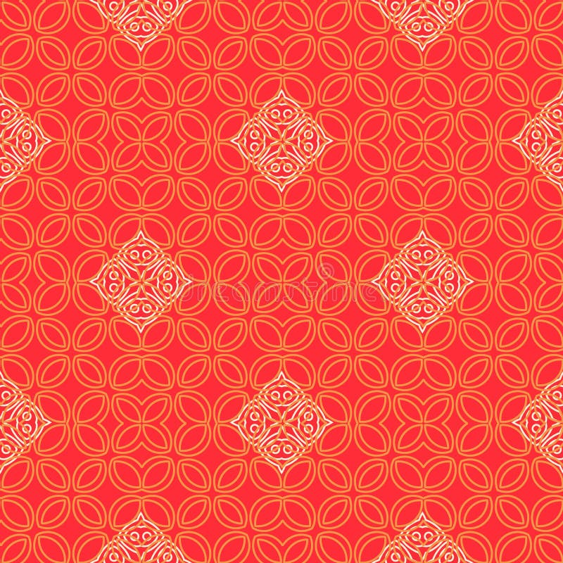 Abstract Line Art Eastern Pattern Stock Vector - Illustration of design ...