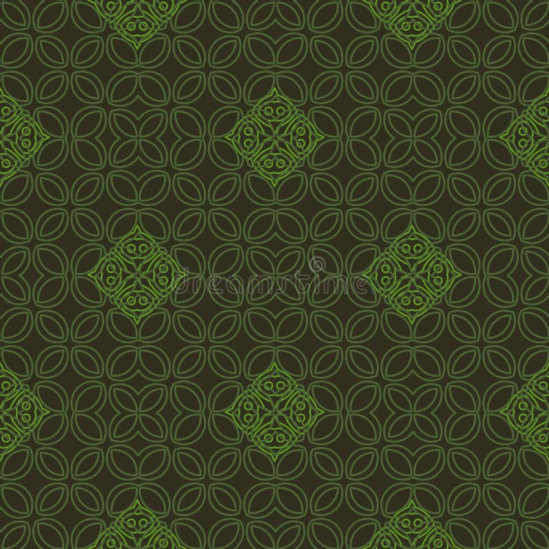 Abstract Line Art Eastern Pattern Stock Vector - Illustration of ...