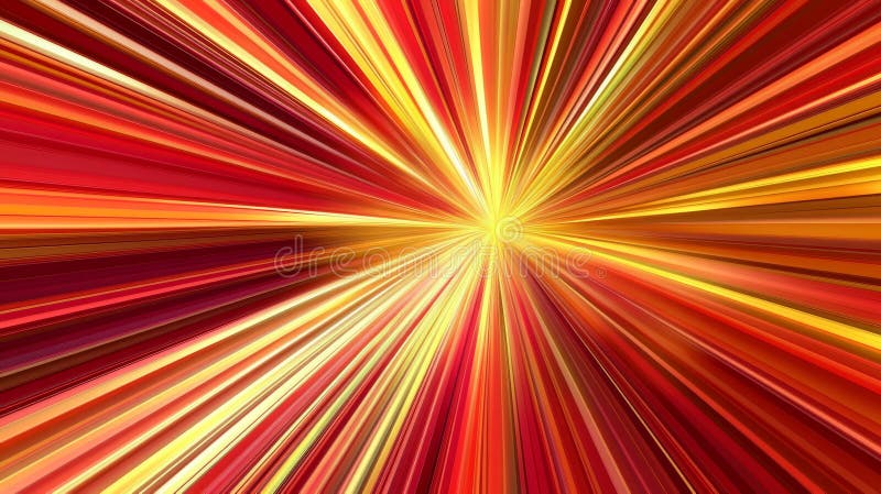 This Abstract Line Art Illustration Features a Dynamic, Radiant Light ...