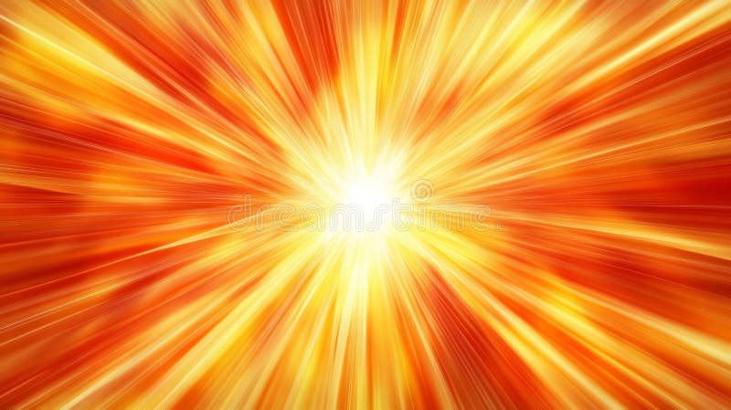 Abstract Line Art Illustration Showing a Dynamic Light Burst Encircled ...