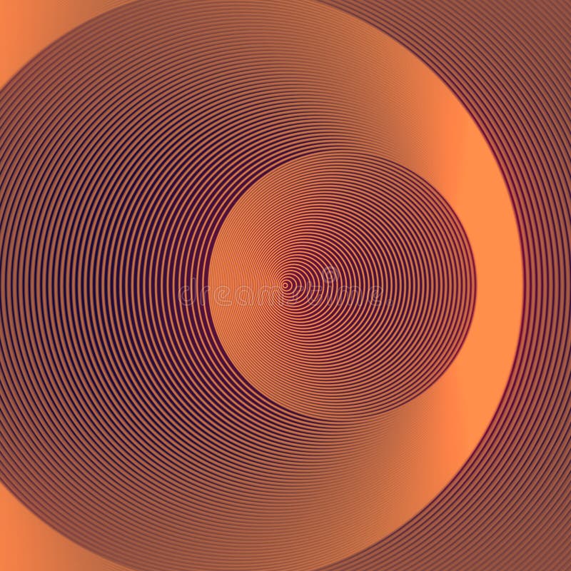 Abstract Line Art Pattern in the Shape of a Circle. Geometric ...