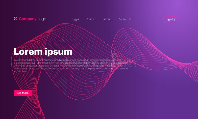 Abstract Blue Pink White Gradient Background with a Coloured Dynamic ...