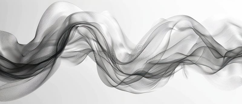 Abstract Line Art on a White Background, Showcasing Intricate Patterns ...