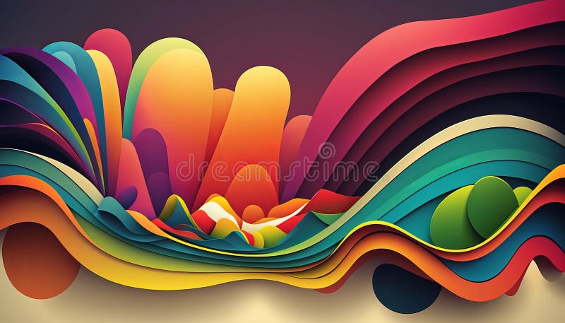 Abstract Line Background. UI and UX Designed. Generated AI. Stock ...