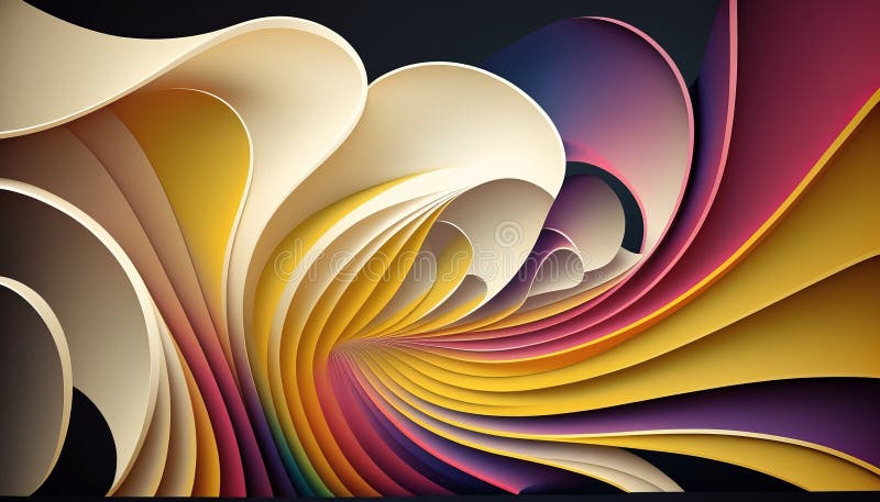 Abstract Line Background. UI and UX Designed Stock Illustration ...