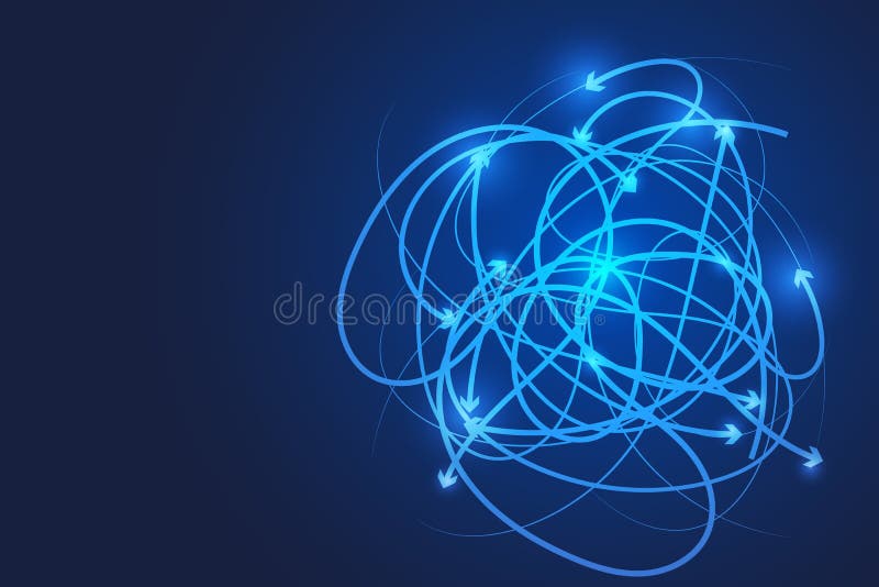 Abstract Line Background .Vector Illustrator. Futuristic Concept ...