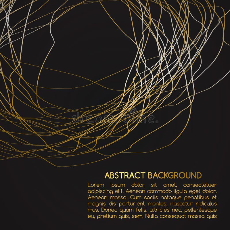 Abstract Line,ball of Thread, Tangled Lines. Vector Illustration. Stock ...