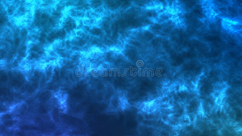 Abstract Line of Blue Smoke on Black. Light Strokes Visual Element ...