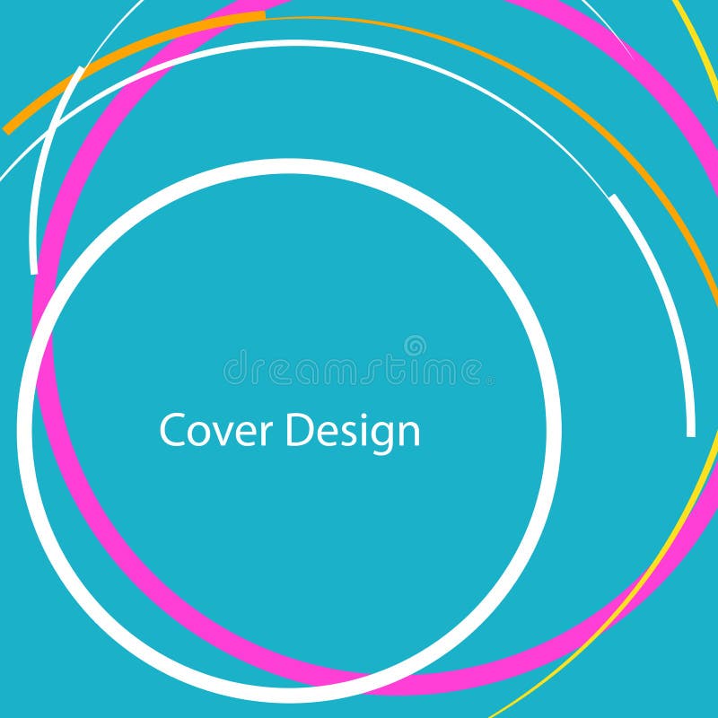 Abstract Line Circle Vector Design Stock Vector - Illustration of blue ...