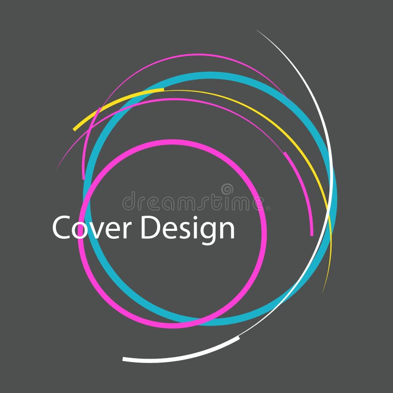 Abstract Line Circle Vector Design Stock Vector - Illustration of ...