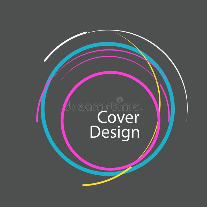 Abstract Line Circle Vector Design Stock Vector - Illustration of ...