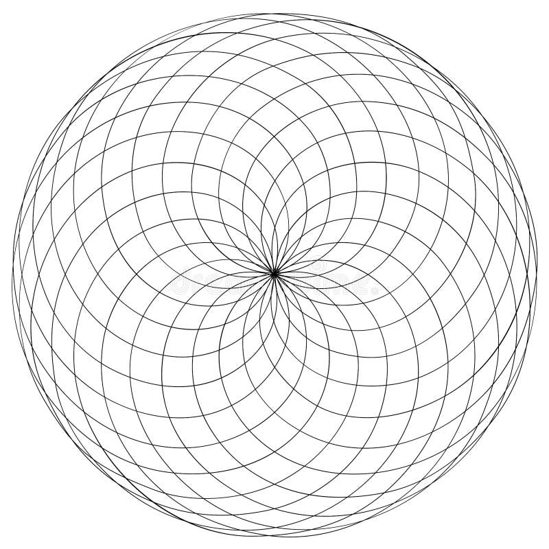 Abstract Line Drawing, Line Art Formation, Structure Stock Illustration ...