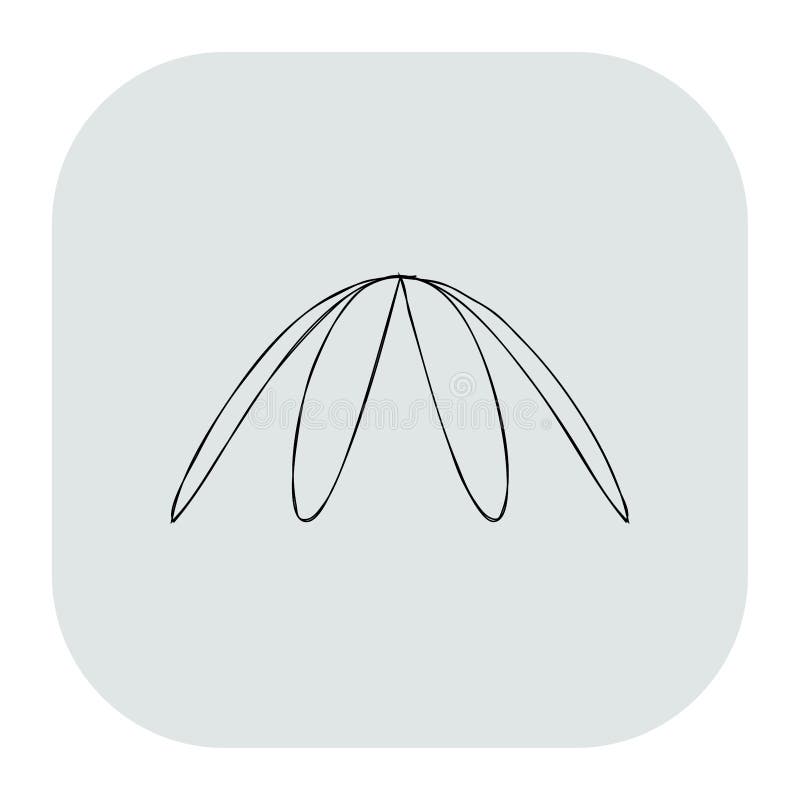 Abstract Line Drawing, Line Art Formation, Structure Stock Illustration ...