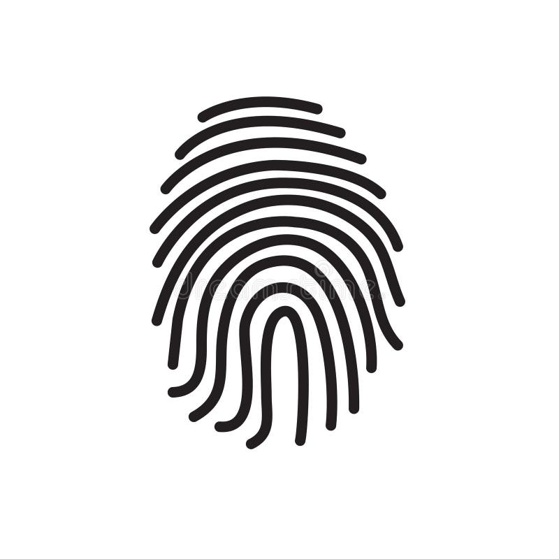 Abstract Line of Finger Print Stock Vector - Illustration of imprint ...