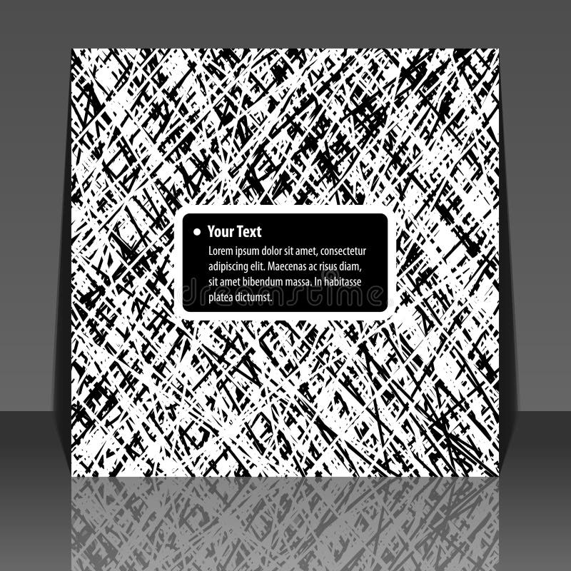 Abstract line flyer design stock vector. Illustration of curled - 20513313